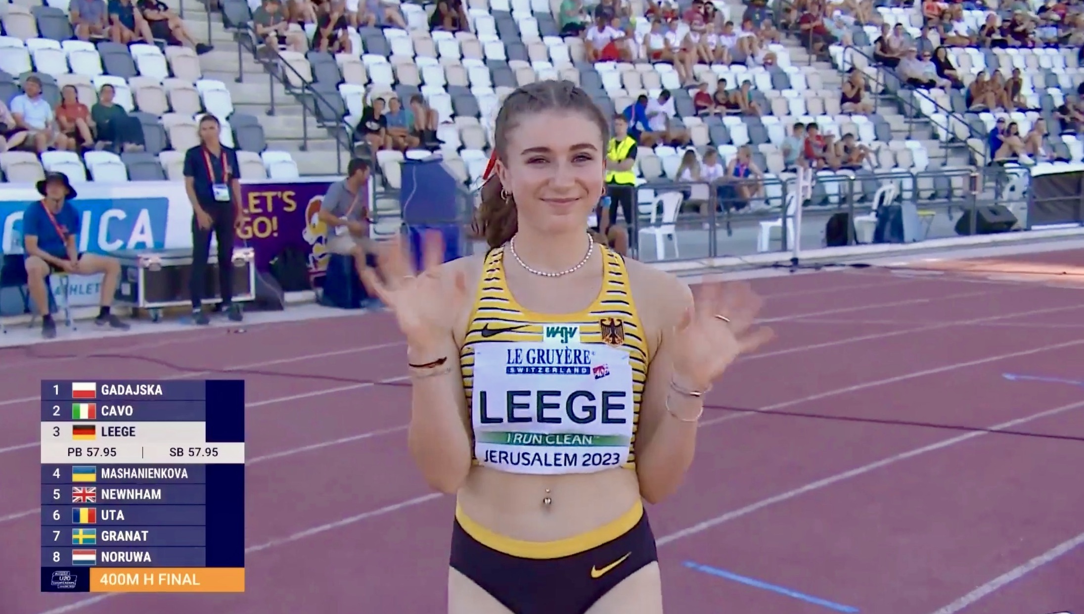 Lena Leege bei der U20-EM: Zum Schluss wurde es dramatisch – alles mahlsdorf